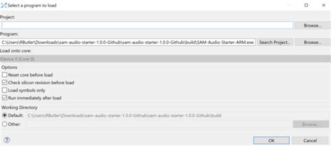 Setting Up A Debug Session Analog Devices Wiki