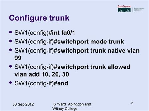 Chapter 3 Vlans Ppt Computer Networking Computing
