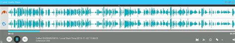Waveform Cis Audio Player Call Recording Avdor Cis
