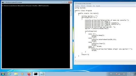Algunos Metodos De La Clase Console En C YouTube