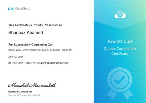 Udemy Labs Online Kubernetes Lab For Beginners Hands On Certificate