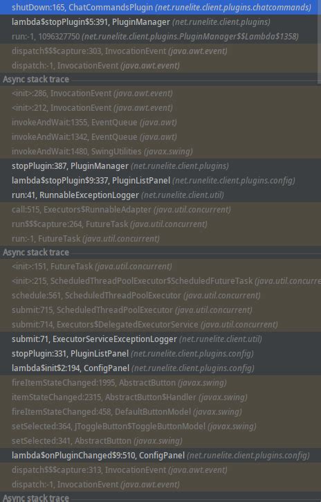 Plugins Can Get Stuck Being Constantly Toggled Issue Runelite Runelite GitHub