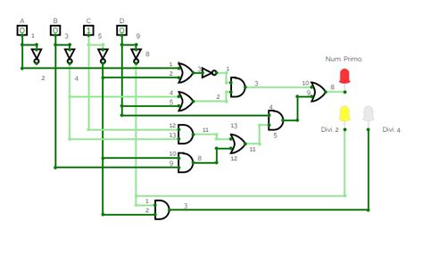 Circuitverse Circuito Identificador De Numeros Primos Divisor De