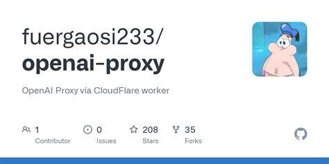 Github Fuergaosi233openai Proxy Openai Proxy Via Cloudflare Worker