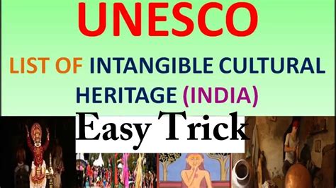 Trick To Remember Intangible Cultural Heritage In UNESCO List YouTube