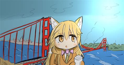 けものフレンズ キタキツネちゃん、サンフランシスコにいく【けもフレ旅行記】 ペリロアのイラスト Pixiv