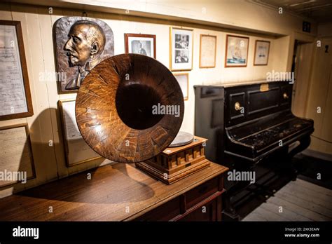 Oslo Norway — The Fram Museum Set Against The Backdrop Of The