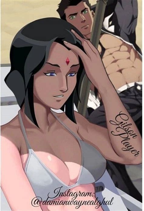 Damian And Raven In The Beach In 2024 Robin And Raven Raven Teen