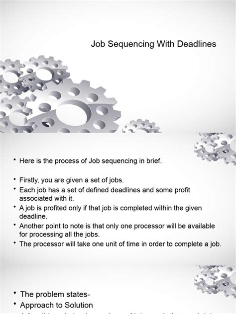 Job Sequencing With Deadlines Pdf Numerical Analysis Computational Complexity Theory