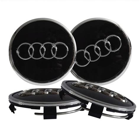 Czarne Dekielki Emblematy Audi 69 Mm Zestaw 4 Szt 5528 Za 45 90 Zł Z