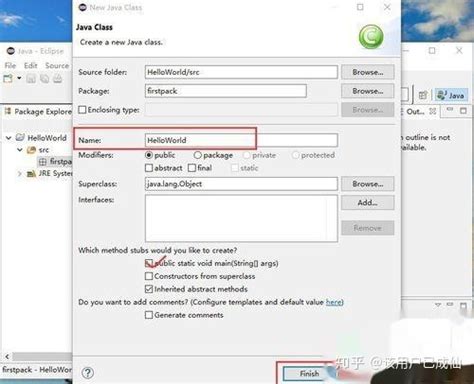 利用eclipse写一个java小程序 输出helloworld（超详细图文讲解） 知乎