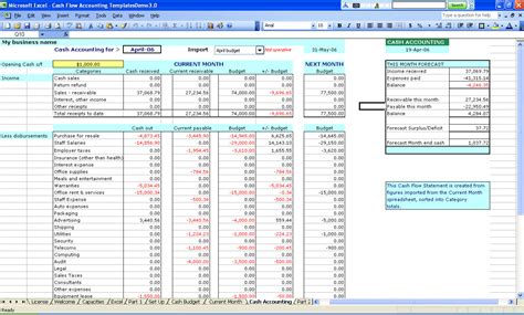 Cost Accounting Excel Spreadsheet — Db