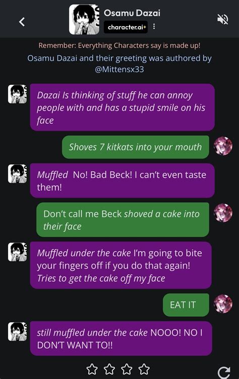 Give Me A Character And Ill Force Feed Them A Random Food Rcharacterai
