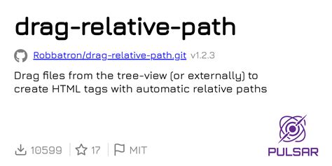 Drag Relative Path
