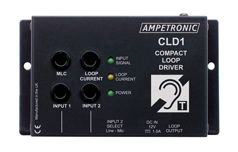 Cld1 Compact Small Area And Counter Induction Loop Driver Hearing Aid Loops