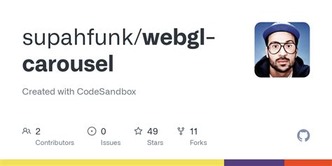 Github Supahfunk Webgl Carousel Created With Codesandbox