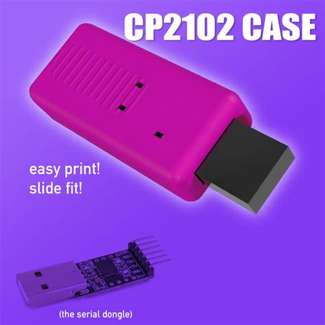 Stl File Case For Cp2102 Usb Serial Uart Dongle 💾・3d Print Design To