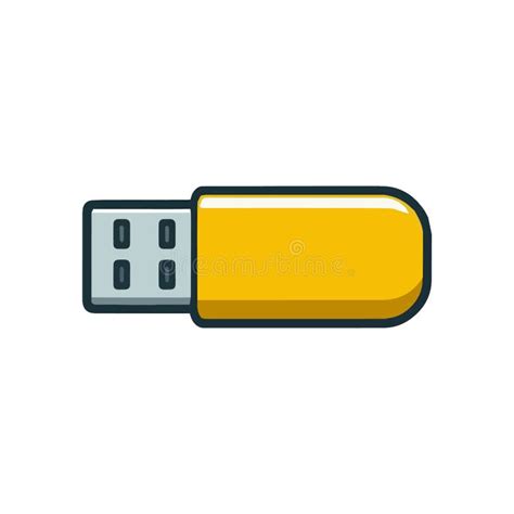 Usb Flash Drive Vector Stock Vector Illustration Of Disk 376425695