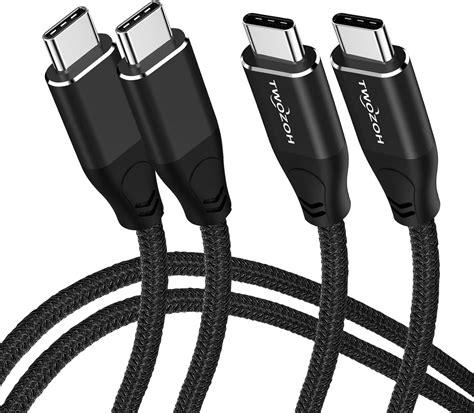 Jp Twozoh 4k Usb Cケーブル 100w 1m 2本入りall In One Usb 32 Gen