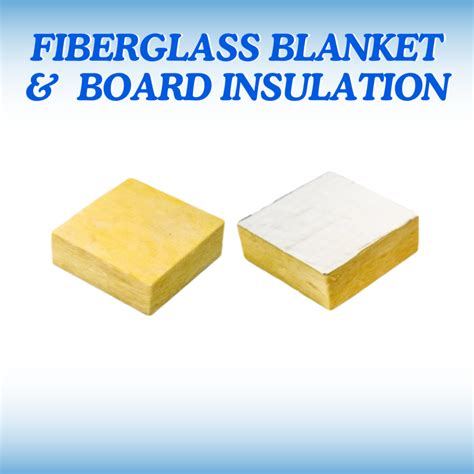 Fiberglass Blanket Insulation And Fiberglass Board Insulation