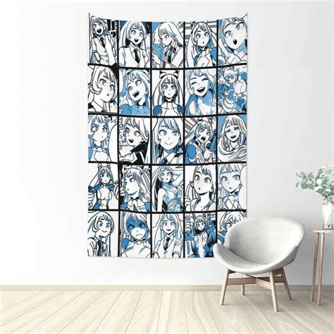 Nejire Hado Tapestry Wall Hanging College Dorm Backdrop Aesthetic Wall