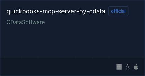 Schema QuickBooks MCP Server By CData Glama Schema QuickBooks MCP Server By CData Glama