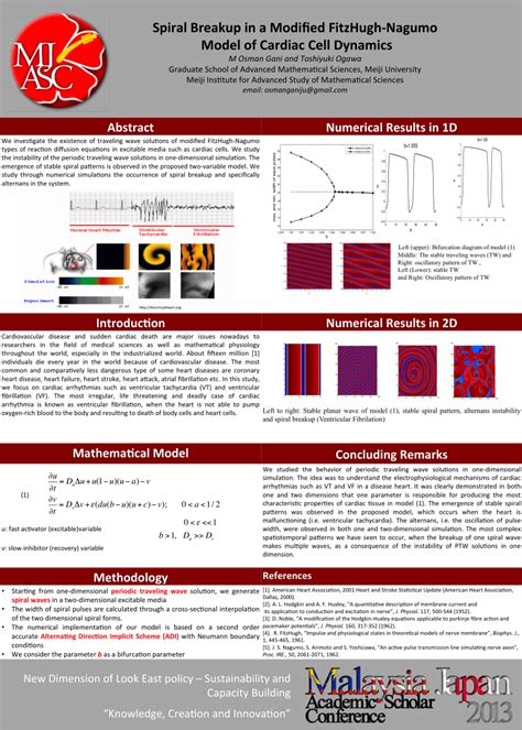 Pdf Spiral Breakup In A Modified Fitzhugh ­‐nagumo Model Of Cardiac Cell Dynamics