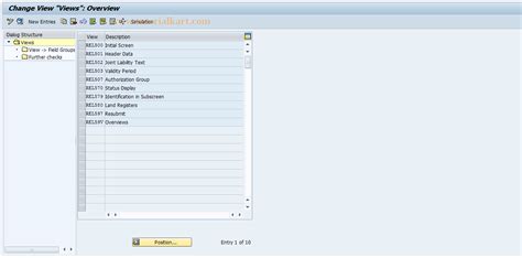 RELML SAP Tcode L Views
