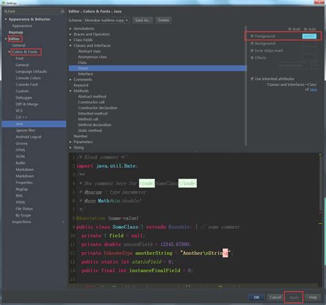Android Studio 3 0 1 Change Code Color Stack Overflow