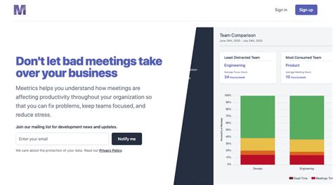 meetrics built with inertiajs