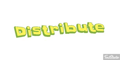 Distribute Word Animated Logo Designs