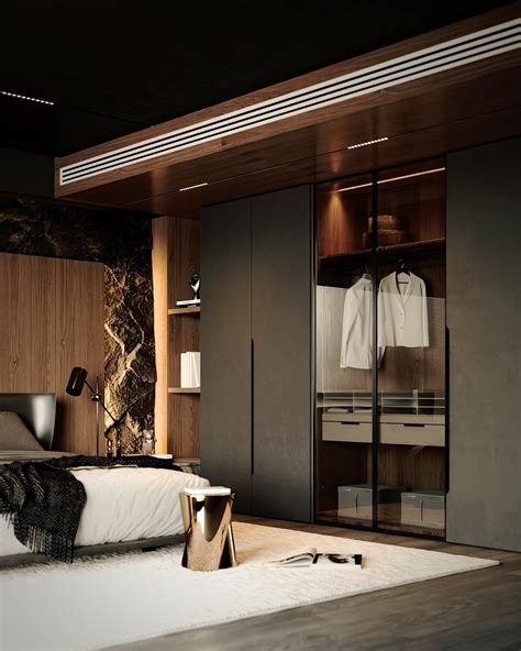 3d Bedroom Interior Design Concept On Behance