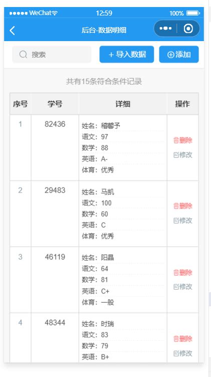 GitHub zhaoweiping22 SmartScore 成绩发布与查询小程序作为成绩管理的一个工具用户可以通过小程序随时按条件