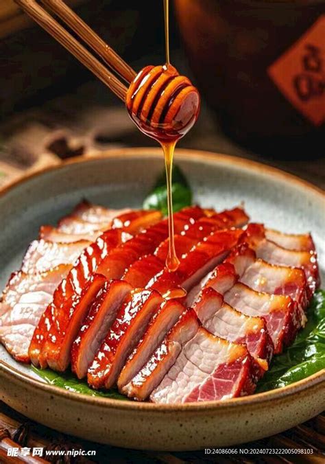 港式叉烧肉摄影图传统美食餐饮美食摄影图库昵图网