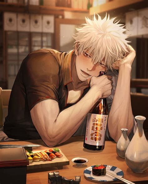 Sakata Gintoki Gintama Drawn By Blowfish Danbooru
