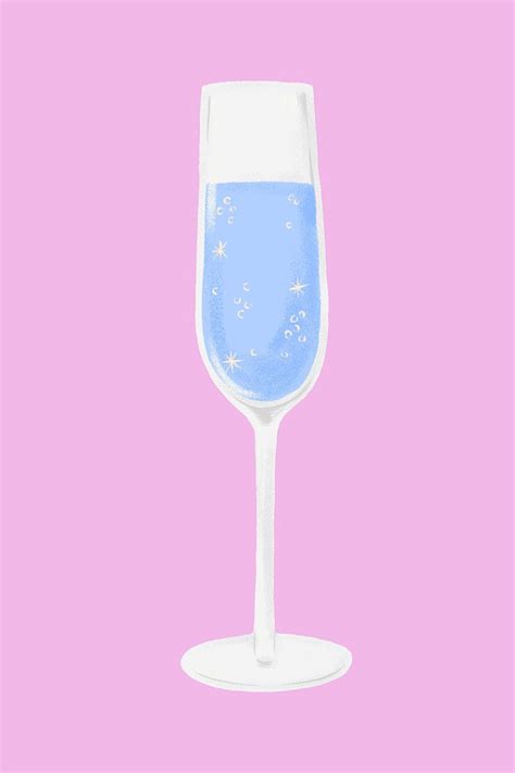 Blue Champagne Glass Celebration Drink Premium Photo Rawpixel