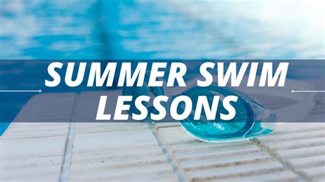 Summer Swimming Lessons Are Open Unity School District