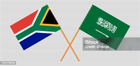 Rsa와 사우디 아라비아 왕국 남아프리카 공화국 및 Ksa 깃발 공식 색상입니다 비율을 수정 합니다 벡터 0명에 대한 스톡 벡터 아트 및 기타 이미지 Istock