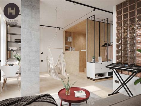 طراحی داخلی فضاهای کوچک به صورت شیک و منحصر به فرد