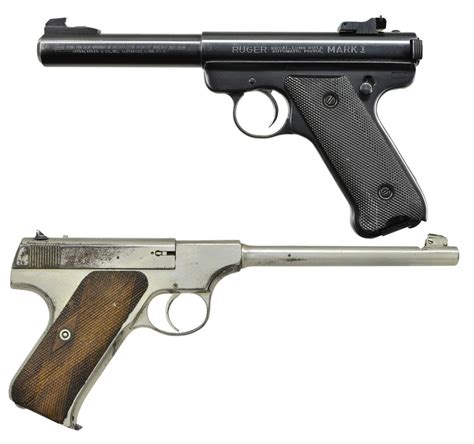 2 Semi Auto 22 Lr Pistols By Ruger And Colt 3838797932