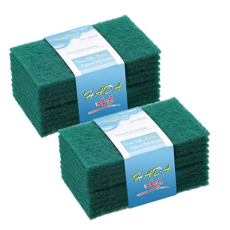 20 Pcs Walmart Scouring Pad Non Scratch Cleaner For Pots Pans Dishes