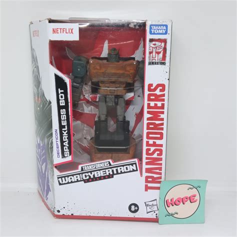 Transformers Netflix War For Cybertron Decepticon Sparkless Bot Original Hasbro Lazada Indonesia