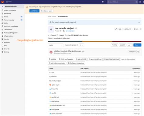 How To Install Gitlab On Rocky Linux Almalinux Computingforgeeks