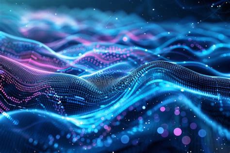 Big Data Background Abstract Digital Technology Flow Pattern Big Data
