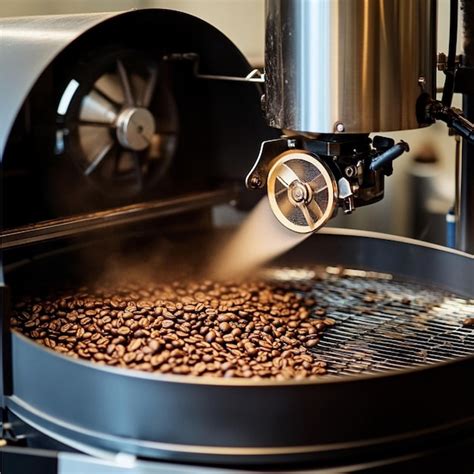 A Coffee Roaster Using A Cooling Tray And Fan To Rapidly Cool Down