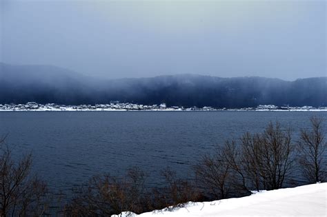 余呉湖の雪景色 気ままに撮り歩き