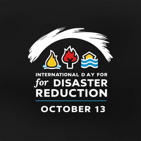 International Day For Disaster Reduction October 13 Premium Ai