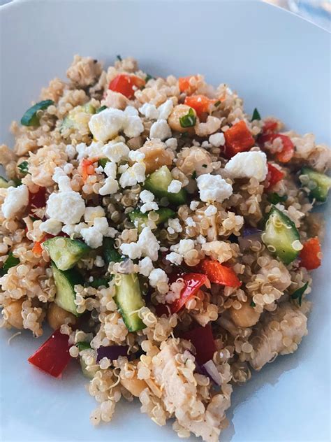 Quinoa And Veggie Salad W Goat Cheese — Jen Saviano