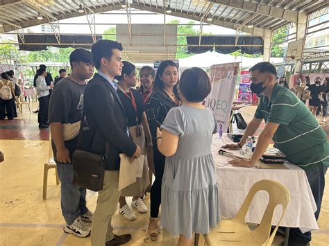 CDAP DOLE Host Job Fair For Lyceans Lyceum Of The Philippines