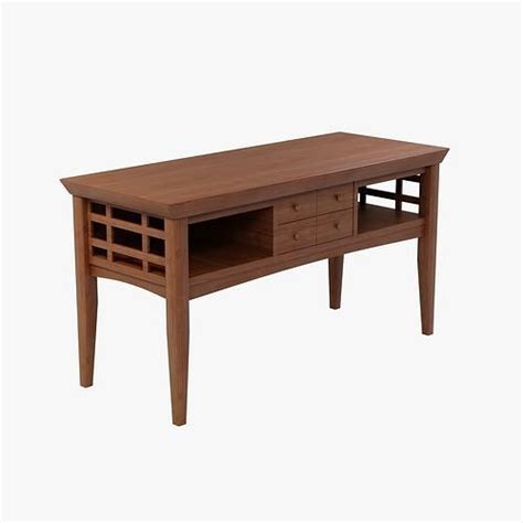 Wooden Entryway Table 3d Model Cgtrader